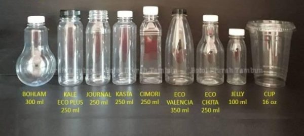 Jenis dan Contoh Botol Minuman Kekinian - Toko Kemasan Kita