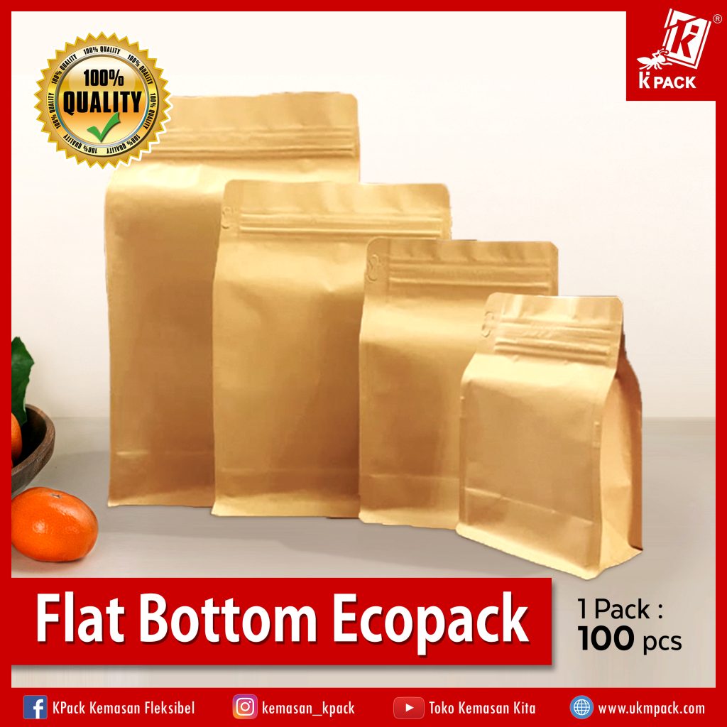 Flatbottom Ecopack Reborn - Toko Kemasan Kita